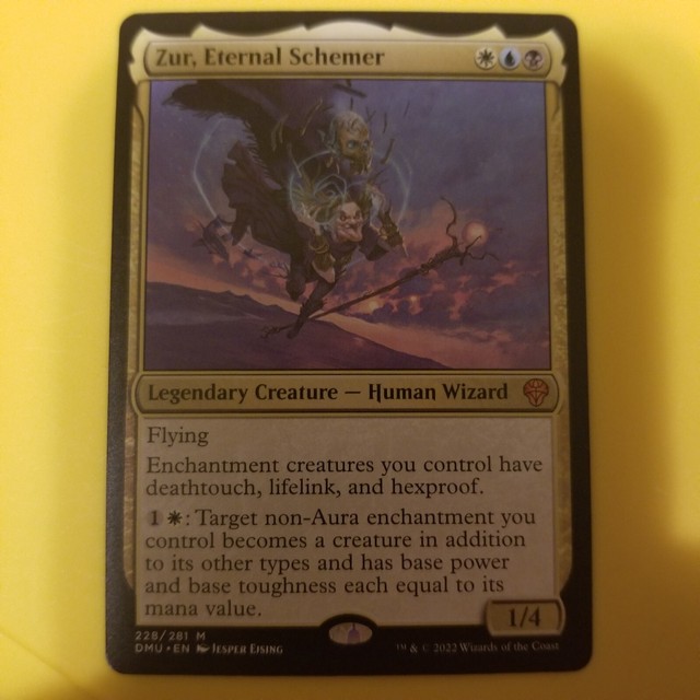 MTG Zur, Eternal Schemer Dominaria United 228/281 Regular Mythic for ...