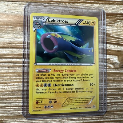 Eelektross 65/160 Holo Rare Primal Clash 2015 Pokémon Card Near Mint ...