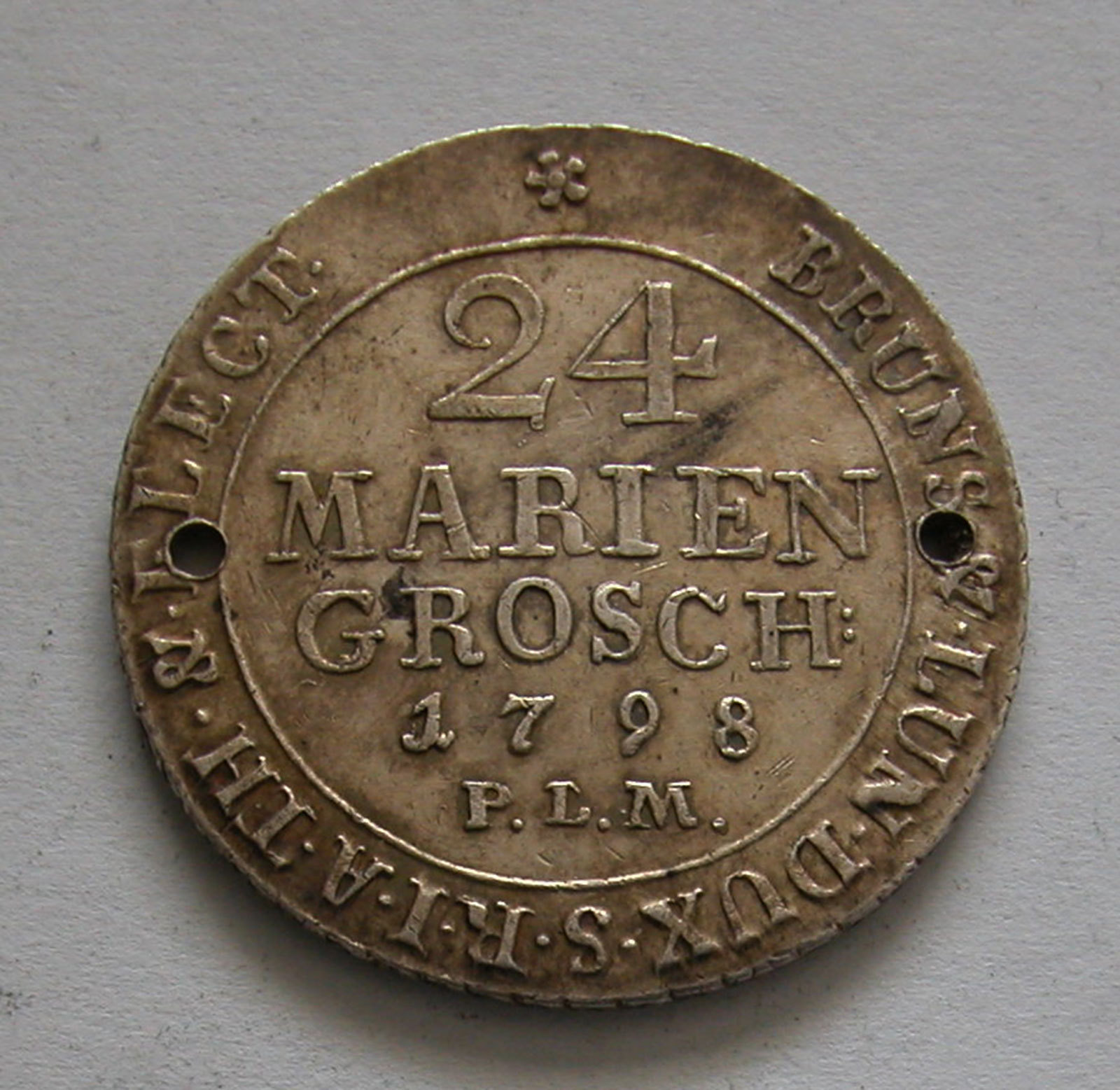 Germany 1798 Silver 2/3 Thaler 24 Mariengroschen Brunswick-Luneburg ...