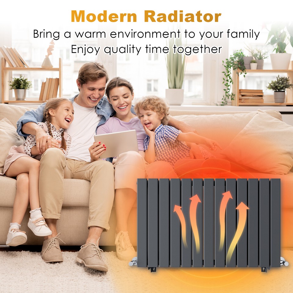 Vertical Flat Panel Designer Tall Radiator 1800 1600 Modern Central Heating Rads | eBay UK