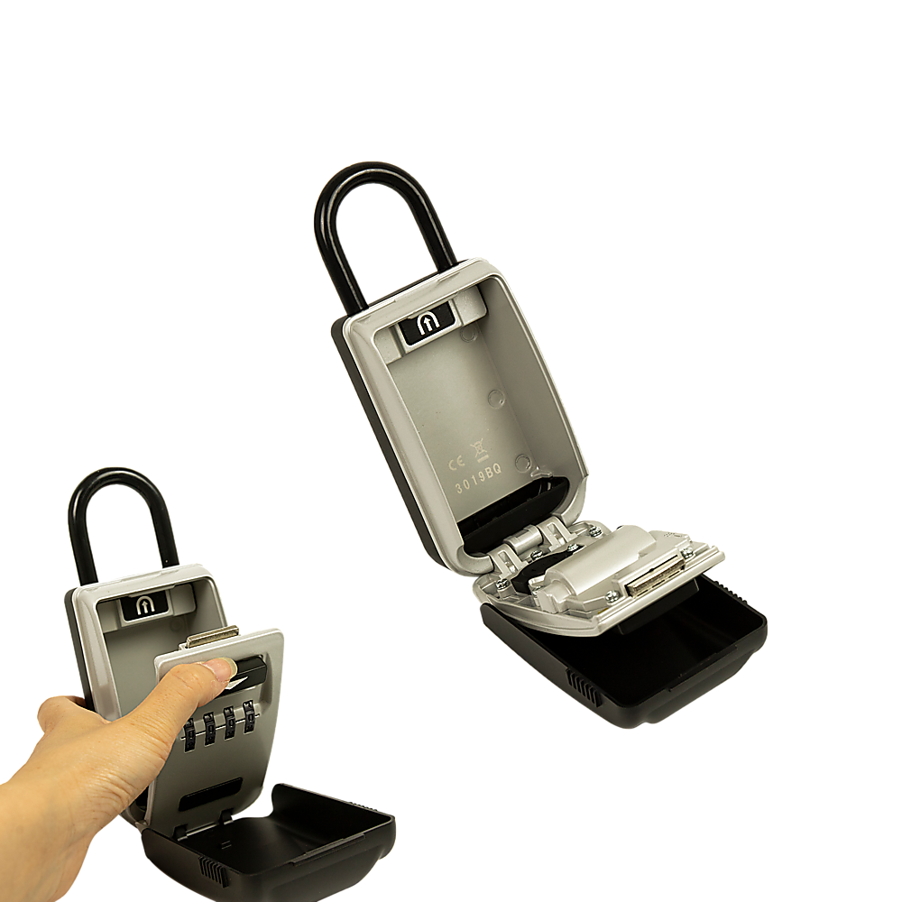 Security 4 Digit Combination Cable Lock Box With Luminous Dials Randy ...
