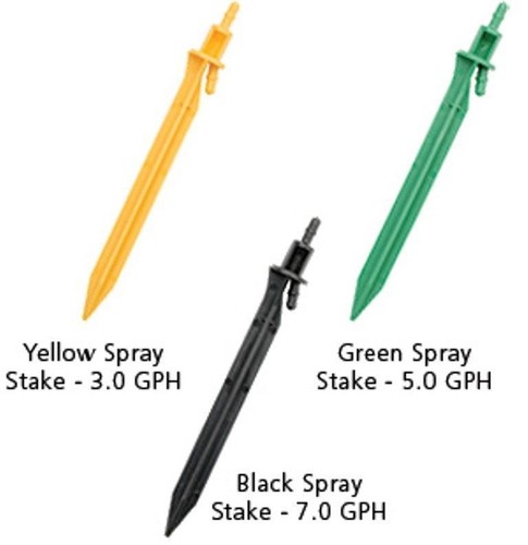 3gph Netafim Spray Stakes Only - Nursery Pot Container Irrigation Mist ...