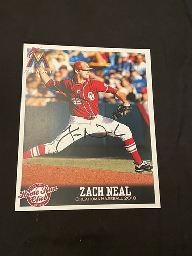 zach neal Oklahoma Sooners Autographed Photo 8.5"x11" Baseball | eBay