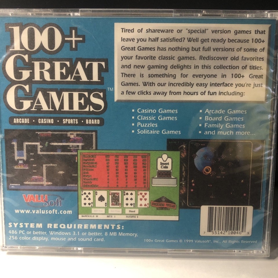 100+GREAT GAMES CD ROM | eBay