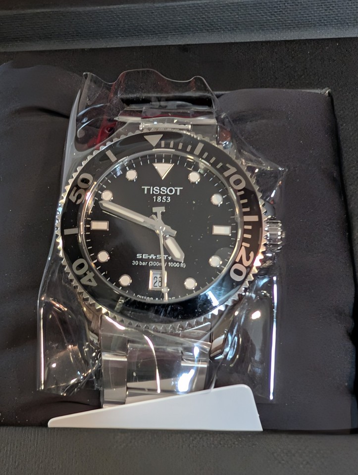 New Tissot Seastar 1000 36mm Quartz Diving Watch Full Set T120.210.11 ...