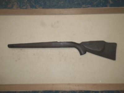 Wooden Rifle Stock...W/ Forearm Cap, Grip Cap, Bishop Metal Butt Plate ...
