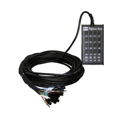 CBI MCB20-1604X-100 100' 20 Channel MCB Series Standard Snake with XLR ...