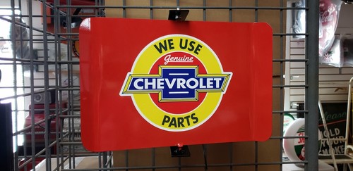 CHEVROLET PARTS / OK USED CARS 50S 60S ERA SPINNING WALL MOUNT ...