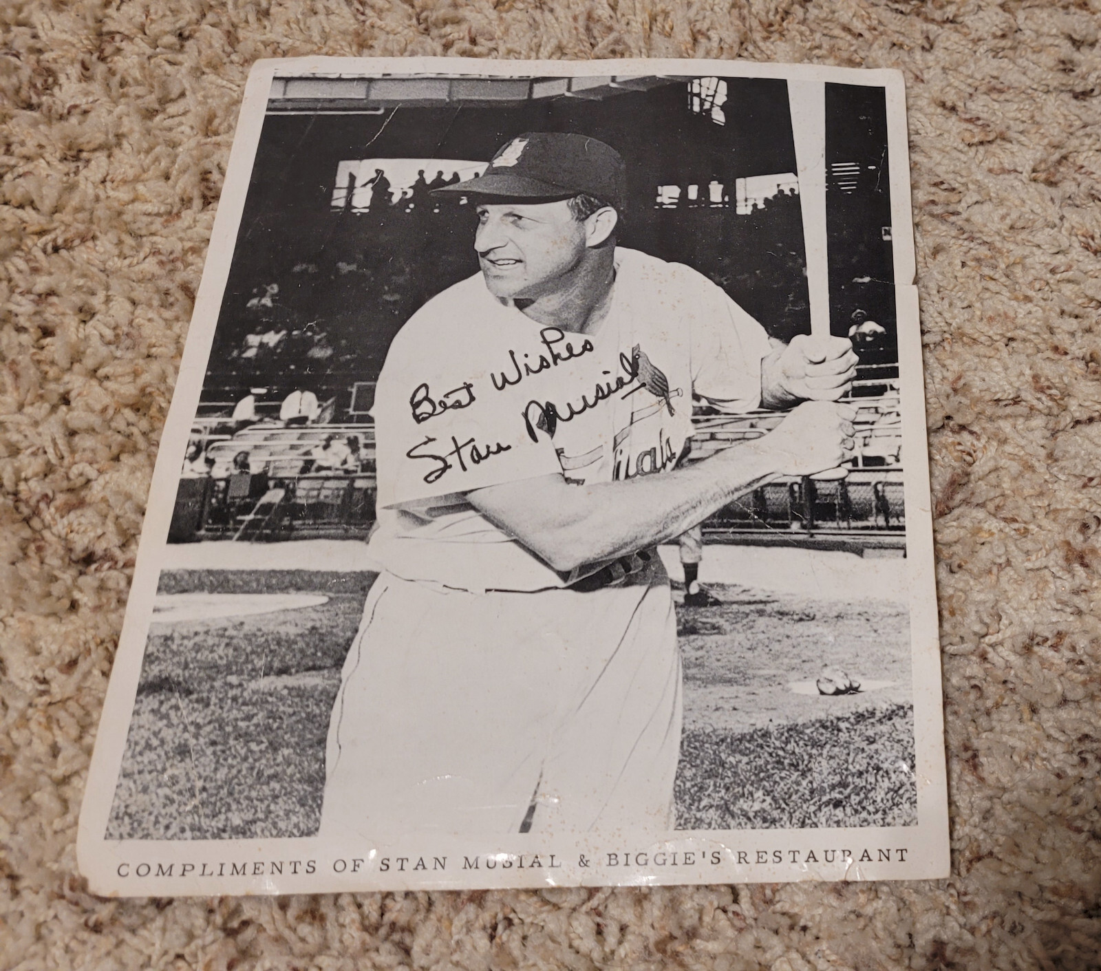 Stan Musial & Biggie s Restaurant Photo | eBay