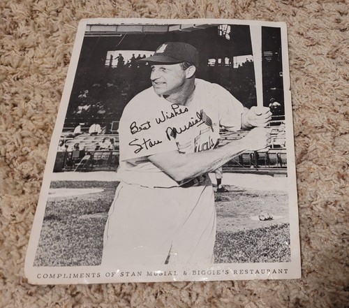 Stan Musial & Biggie s Restaurant Photo | eBay