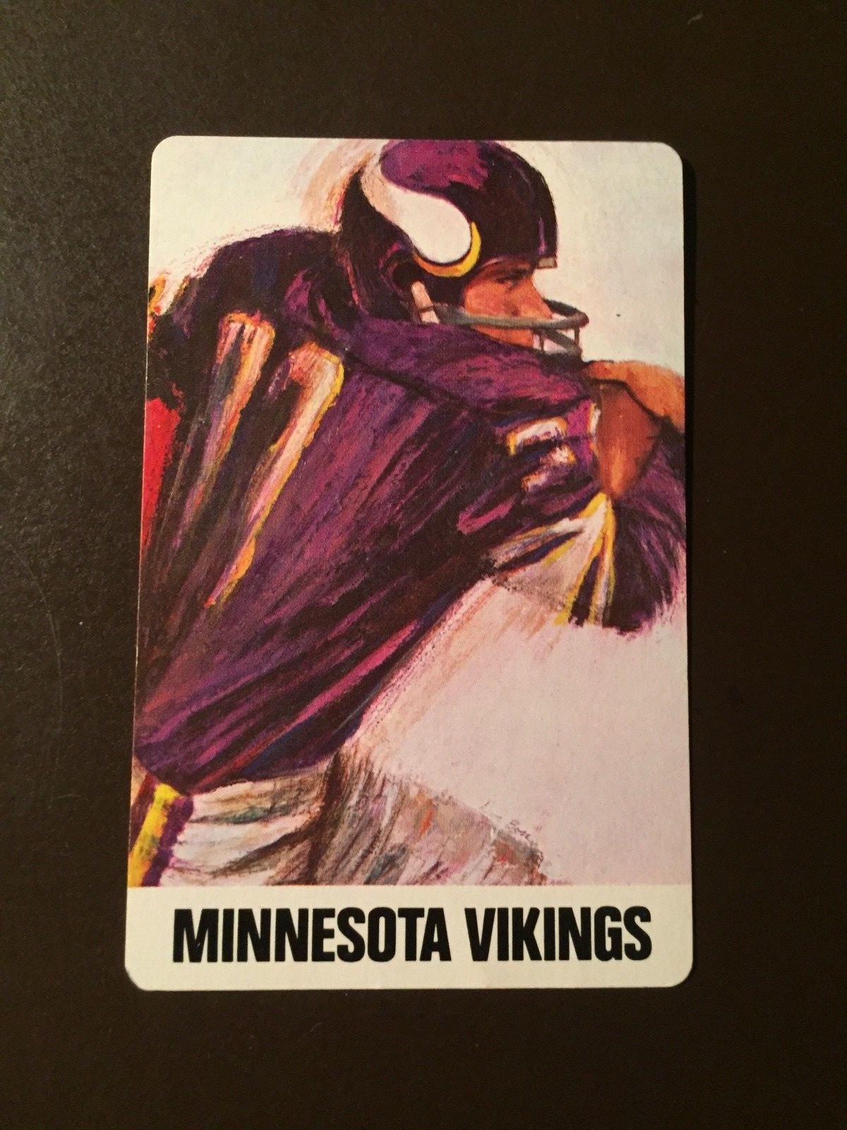 Minnesota Vikings 1960's retro design vintage playing card | eBay