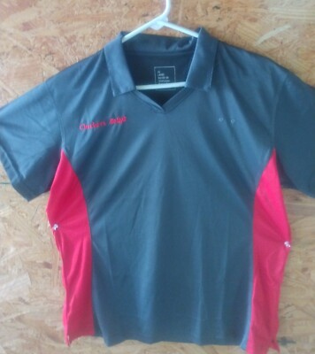 Checkers Rally's Restaurant Women Uniform Worker Polo Shirt Size Large ...
