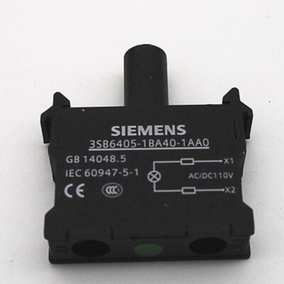 1pcs SIEMENS push button switch lamp holder 3SB6405-1BA40-1AA0 110V | eBay