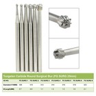 Dental Surgical Length Bur Round 2-5 557 330 Tungsten Carbide 25mm FG ...