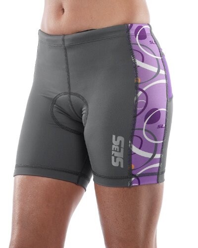 SLS3 Women's Fun Triathlon Race Short, Violet Spheres, 2XS | eBay