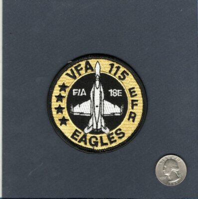 Original VFA-115 EAGLES US NAVY F-18 F-18E SUPER HORNET Squadron Bullet ...