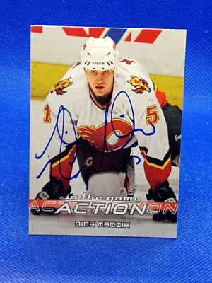 AUTOGRAPH AUTO Rick Mrozik 2003-04 In The Game Action #76 | eBay