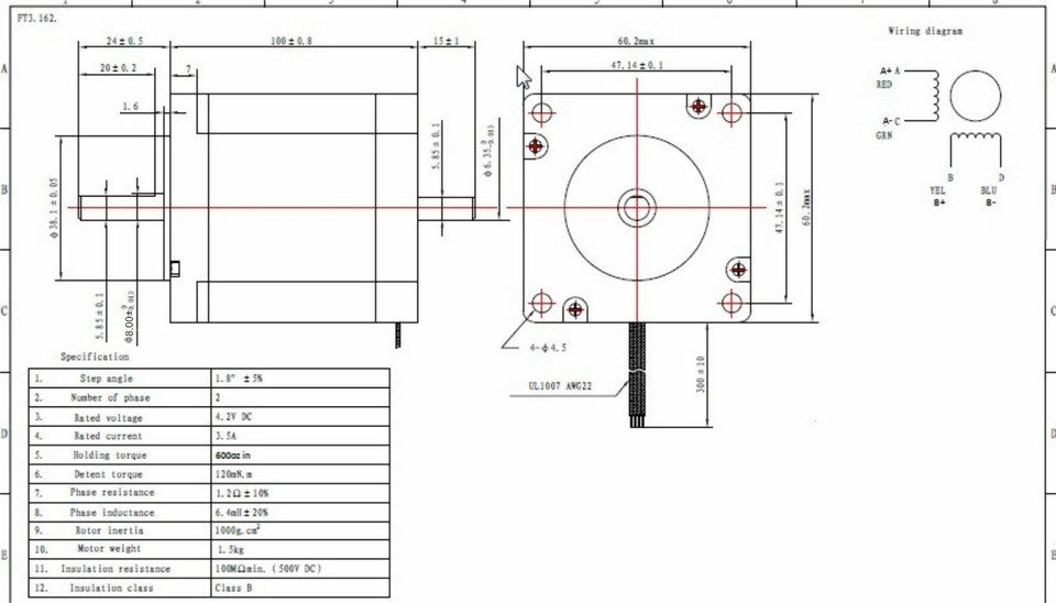 Gecko G540 4 600oz Motors Pro-Motor Cables & Pro-Solderless Connectors ...