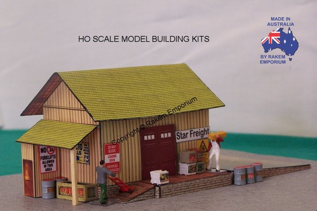 HO Scale Freight DEPOT Model Railway Building Kit - REFD1 for sale ...