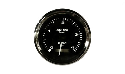 MARINE DIESEL TACHOMETER w/Hour Meter 4000 RPM Magnetic Pick-up | eBay ...