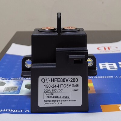 1pcs Hongfa DC relay contactor HFE80V-200/150-24-HTC5Y | eBay