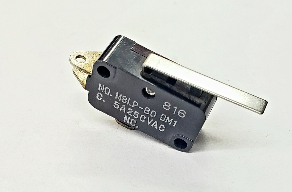Mulon M8LP-80DM1 ,SPDT- ON-(ON) Standard Lever micro switch 5A @ 250V ...