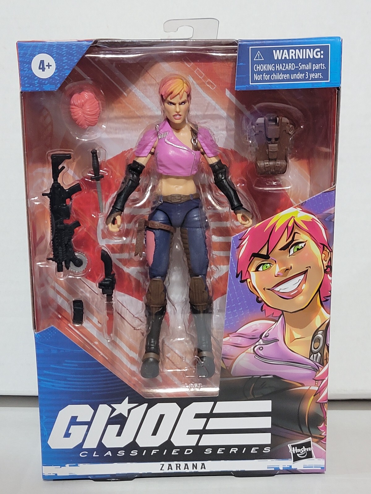 GI Joe Classified Series Zarana 6 inch Action Figure #48 Hasbro Brand ...