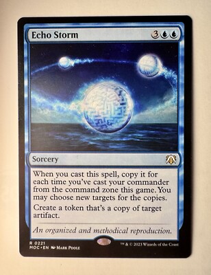 ECHO STORM mtg NM-M Commander March of The Machine Rare | eBay
