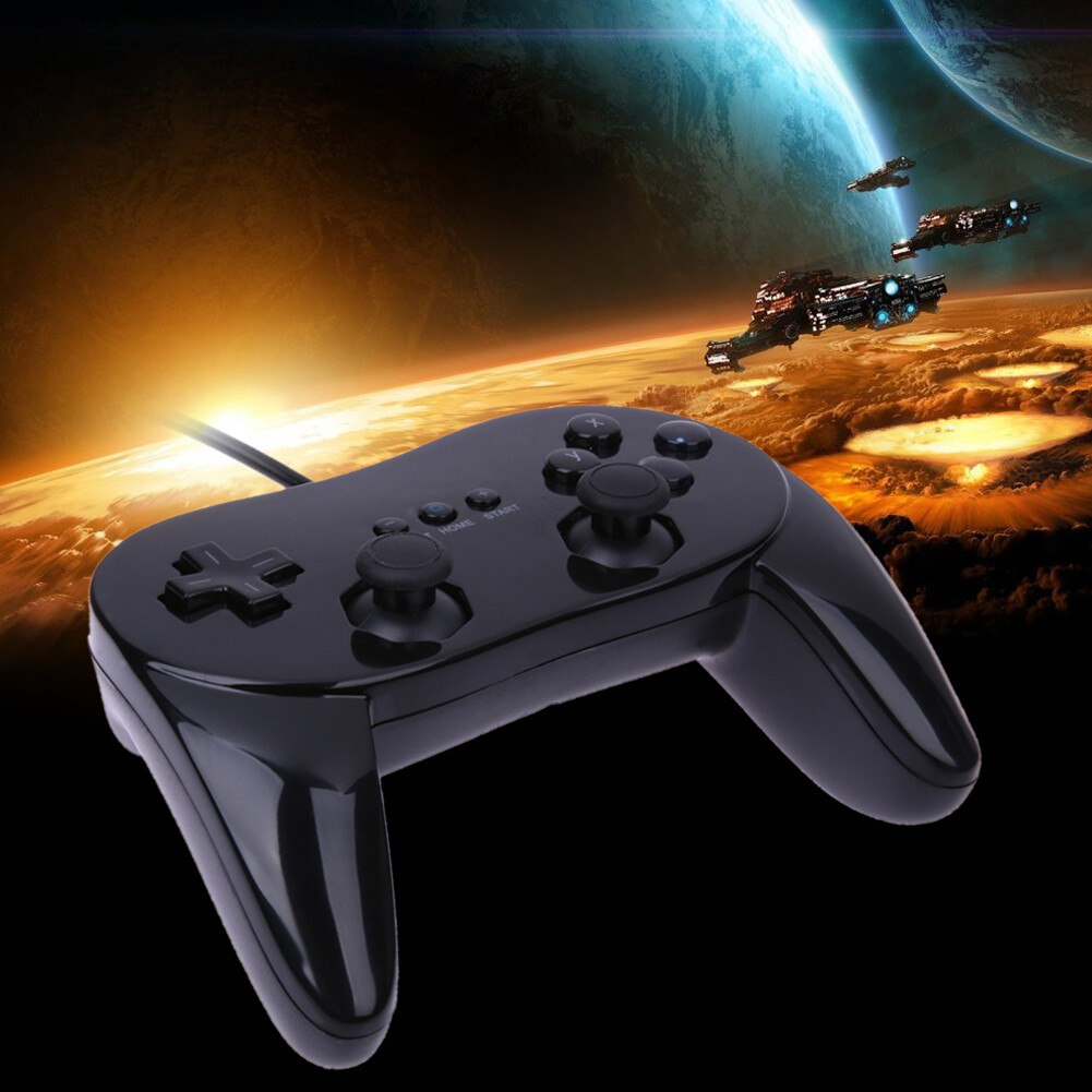 New Pro Classic Game Controller Pad Console Joypad For Nintendo Wii ...