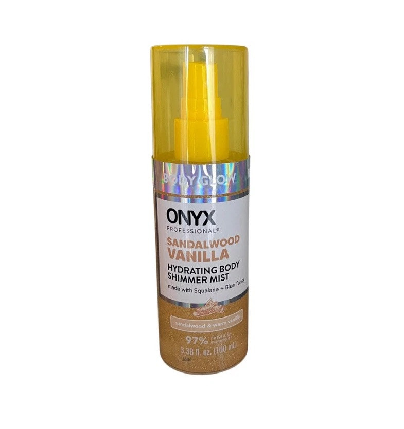 Onyx Hydrating Shimmer Mist Sandalwood Warm Vanilla 3.38 oz Squalane ...