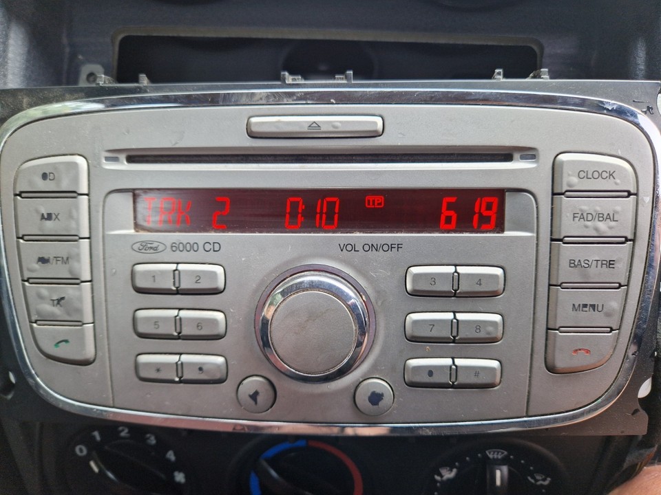 2008 - 2010 FORD 6000 CD player / Radio & CODE 2787 MK2 FOCUS / Mk4 ...