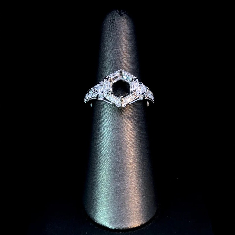 .50 ctw diamond semi mount | eBay