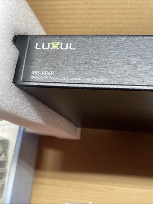 Luxul XFS-1816P 18-Port/16 PoE Rack Mountable Ethernet Switch ...