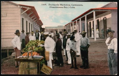 GUANTANAMO BAY CUBA Caimanera Street Market Antique PC Postcard | eBay