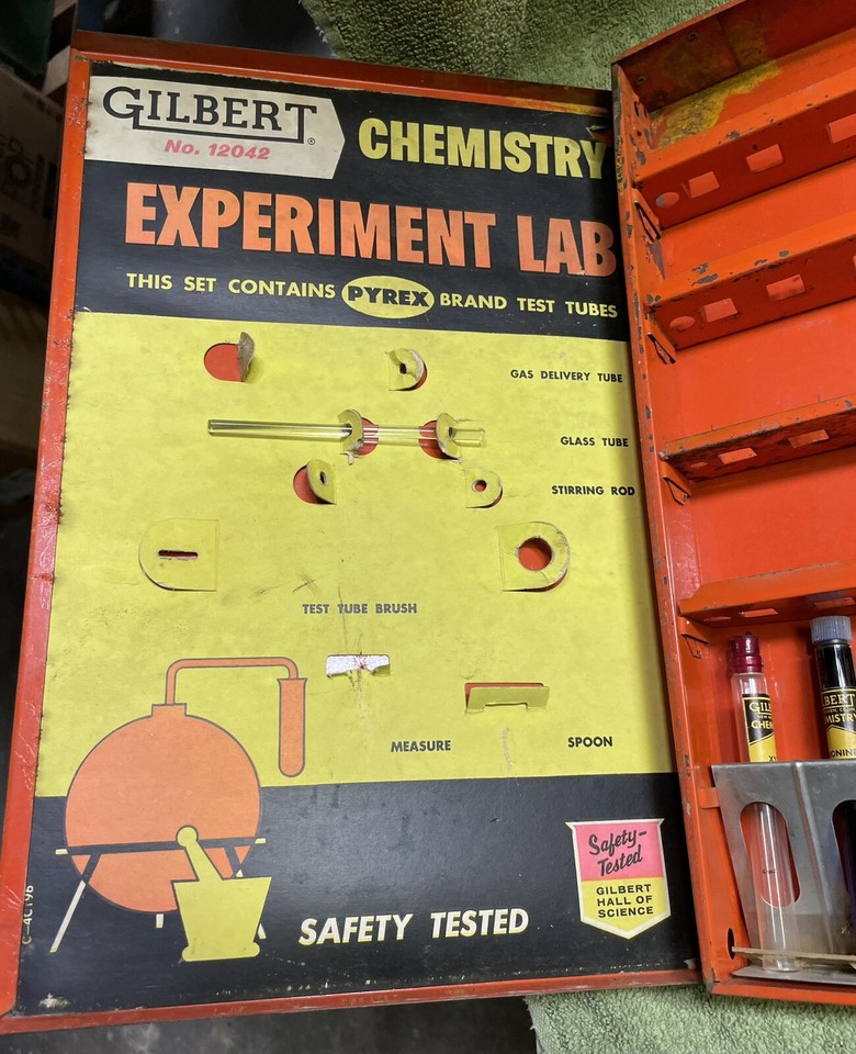 Vintage Gilbert Chemistry Set Box | eBay