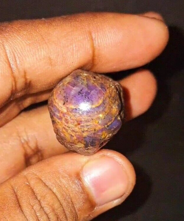 STAR RUBY RARE 221.00 CT VIOLET METAPHYSICAL MASSAGE WAND SPECIMEN ...