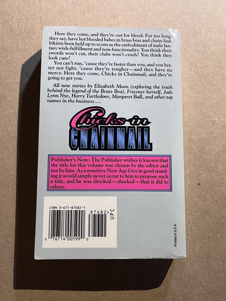 CHICKS IN CHAINMAIL ed. Esther Friesner 1995 Baen paperback FANTASY ...