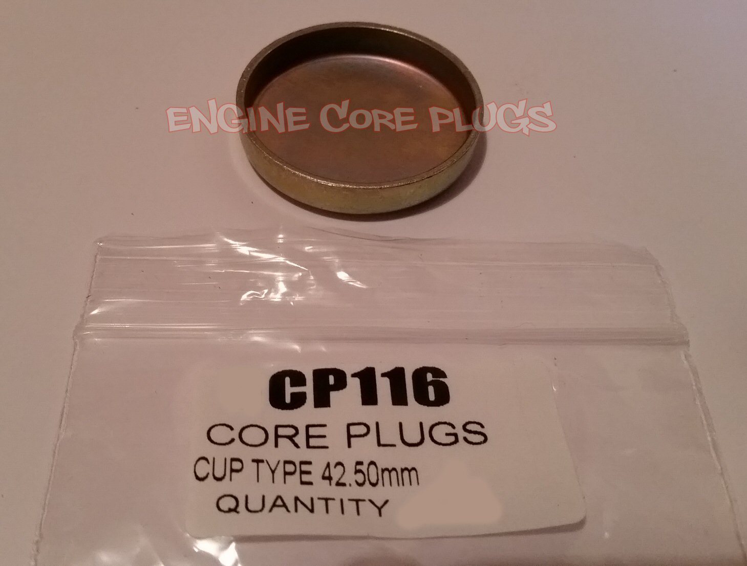 42.5mm Cup type core plug | Freeze plug | Expansion | Frost | Welch ...