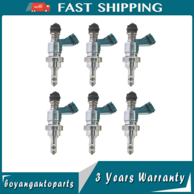 6pcs Fuel Injectors 23250-31020 Fit for Lexus IS250 2006-2013 GS300 ...