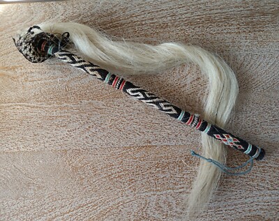 Antique 1920's African Tribal Woven Horse Hair Fly Whisk | eBay