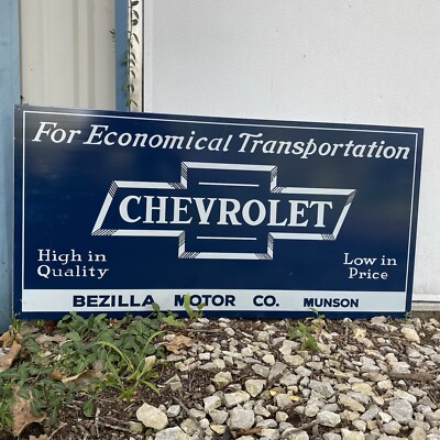 4ft Chevrolet Dealership Vintage Style Repop Sign | eBay