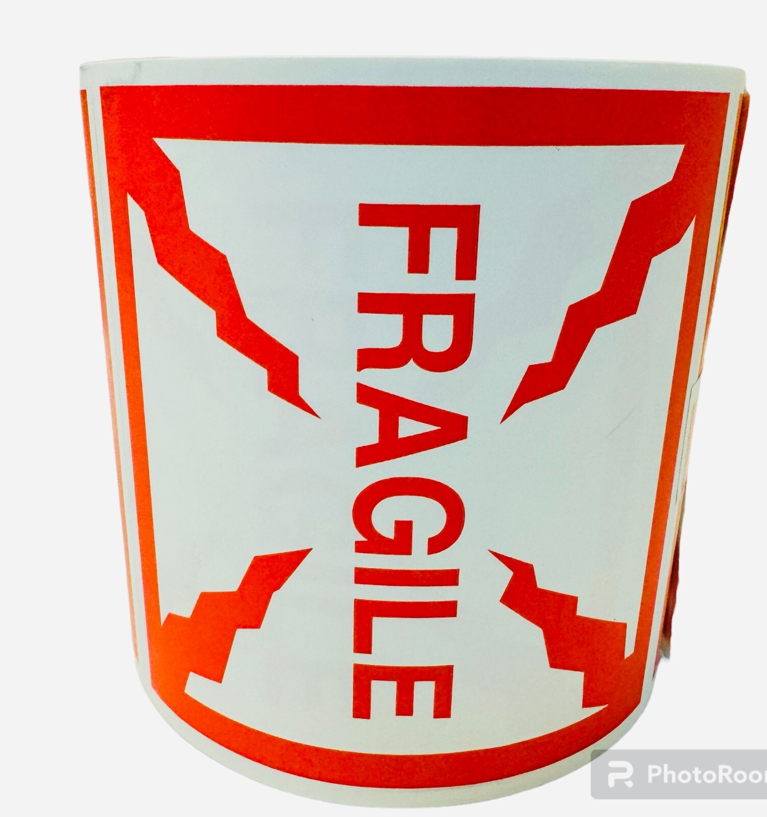 4x4 Fragile Warning Shipping Handling Stickers Labels per 4 rolls of ...