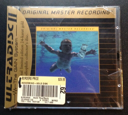 Nirvana - Nevermind - MFSL 24K Gold CD UDCD 666 with J CARD - RARE NEW ...