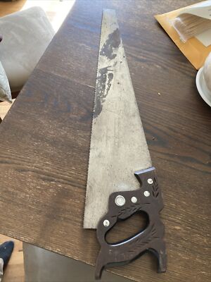 Vintage Disston Hand Saw Model D-95 - 26” Long Saw Philadelphia USA ...