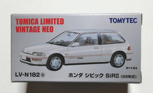 Tomica Vintage Neo LV-N182b Honda Civic SiR-II 89 Grand Civic EF Late ...