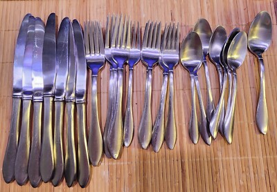28 PIECES ONEIDA JACKSON (SATIN) FLATWARE - AS PICTURED - SEE BELOW | eBay
