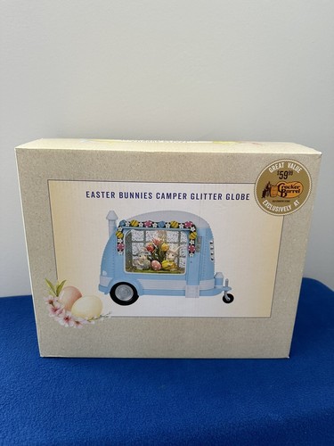 Easter Bunnies Camper Glitter Globe from Cracker Barrel- New in Box ...