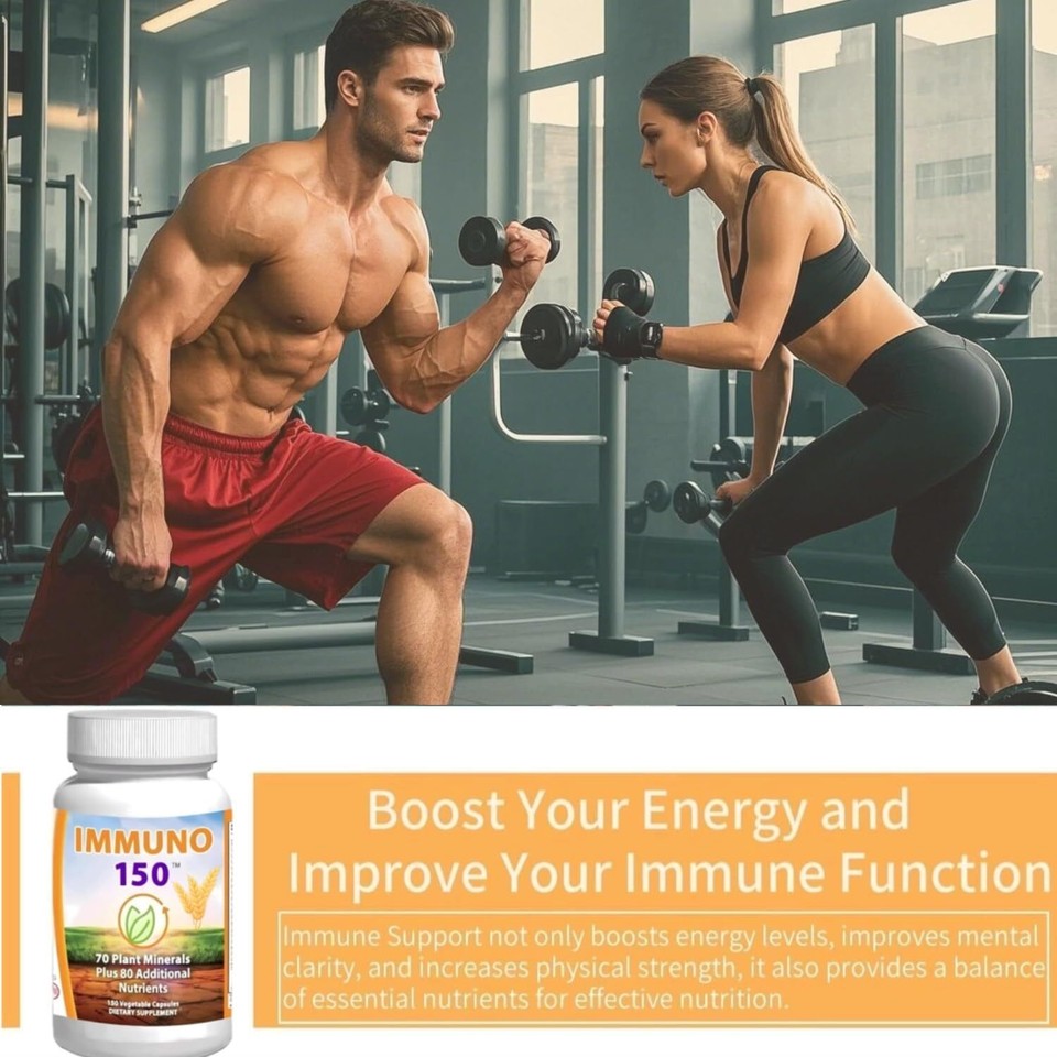 IMMUNO 150 Multi Vitamin Formula Immune Booster 150 Count Long-Term ...
