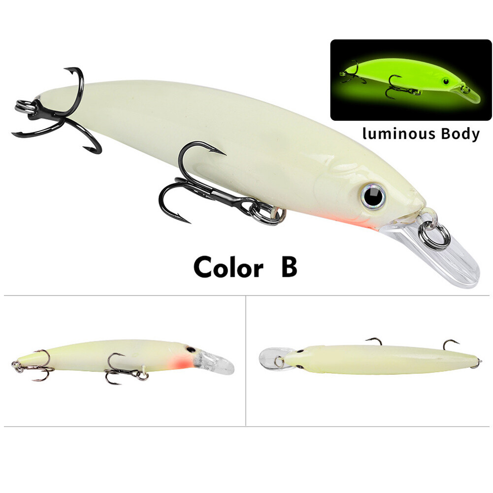 9cm Minnow Artificial Fishing Bait with Hook Outdoor Fishing ...