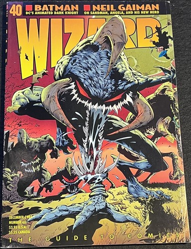 Wizard Magazine Guide To Comics #40 Dec 1994 SPAWN Cover Batman/ Neil ...